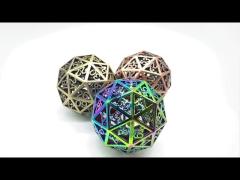 60D metal hollow dice
