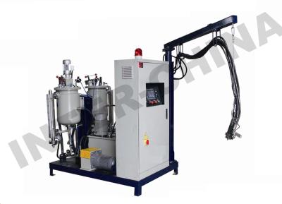 China Máquina de alta pressão da máquina do poliuretano do componente do estojo compacto 2, da formação de espuma e do derramamento à venda