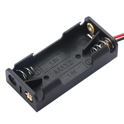 China 1.5V battery pack for 2 AAA batteries, with 15cm wire for sale
