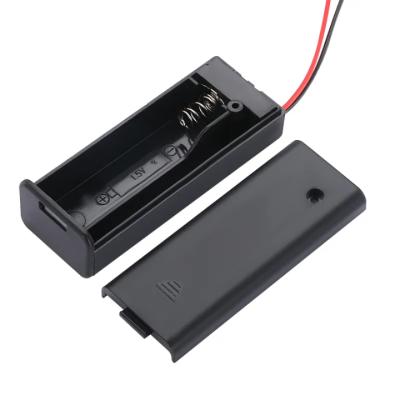 China 1AA battery holder with lid, switch, and wire. Battery compartment/holder for AA batteries for sale