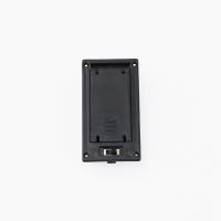 China 2AAA rechargeable square battery pack with lid, no switch, black for sale