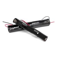 China 2 AAA long rectangular open battery holders with wires for sale