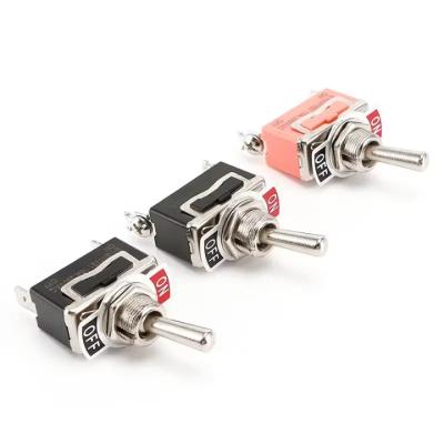 China 1021 rocker switch, 12MM push-button switch, two-pin two-position switch with increased current screw terminal for sale