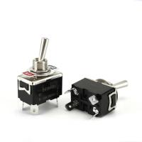 China E-TEN1221 4-pin toggle switch  1221 rocker switch, 12MM push-button switch, four-pin two-position current-boosting screw terminal for sale