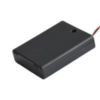 China 4 AAA battery pack with lid, switch, and leads Perfect for DIY projects for sale