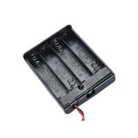 China 4 AAA battery pack with lid, switch, and leads Perfect for DIY projects for sale