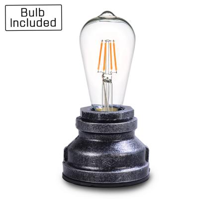 China Vintage Industrial Wooden Base E27 Edison Table Lamps Antique Retro Rustic Led Stand Desk Accent Lamps table lamps bedroom for sale