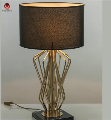 China Zhongshan Lighting Factory Hight Quality Desk Light Bedside Modern Decorative LED Table Lamp Hotal Modern Luxury Table Lamp for sale