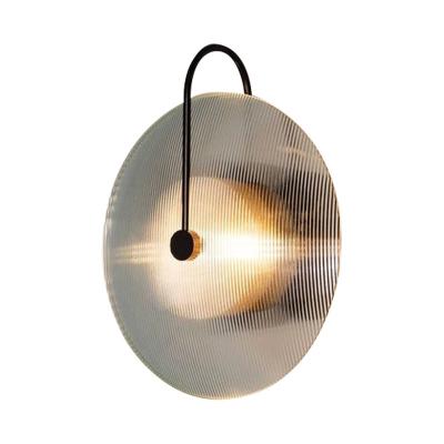 China Post-Modern Creative Glass living room wall lamp designer art bedside bedroom sofa background wall model room wall lamp for sale