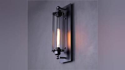 China Amazon industrial wall lamp Zhongshan wall lamps in door home bedroom wall lamp modern vintage for sale
