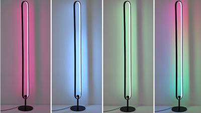 China Minimalist creative color floor lamp bedroom living room personality atmosphere lamp popular amazon contemporary floor lamp for sale