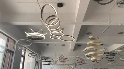 China Modern Pendant Lamps LED Crystal Chandelier Luxury Round Decorative Sliver Pendant Light for sale