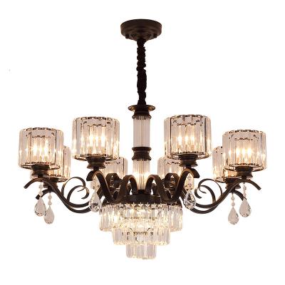 China European vintage round industrial restaurant pendant lamp modern hanging light home decor luxury chandelier lighting fixture for sale