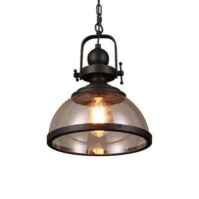 China Factory loft industrial style iron glass chandelier restaurant bed room hotel bar shop household hanging pendant lamp lighting for sale