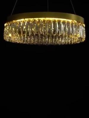 China Indoor Hotel Villa 60w Modern Luxury Crystal Pendant Light Chandelier Home Decor Luxury k9 Crystal Chandelier for sale