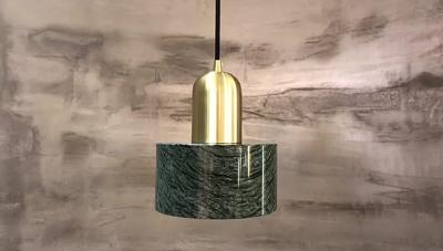 China Modern bedside Marble LED ceiling lamp Home Hotel Living Room Bedroom marble chandelier bar pendant lamp GuZhen ZhongShan for sale