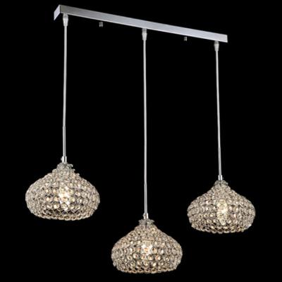 China American Crystal Pendant Light Living Room 3 Heads Chandelier European Crystal Dining Chandelier for sale