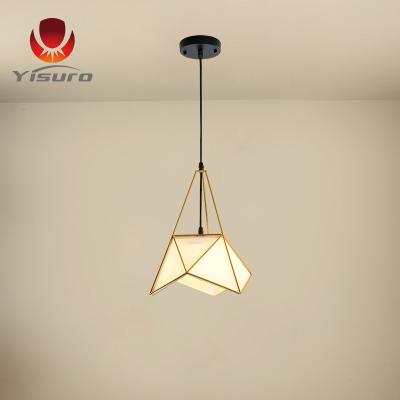 China American Country Dining Room Marten Vintage Fabric Shade Hanging Lamp LED Chandeliers E27 Metal Geometrical Lights Lighting for sale