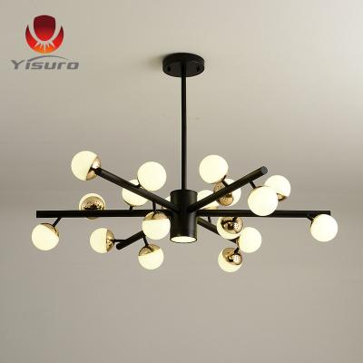 China Modern Solid Metal Geometry Hanging Lantern Ceiling Lighting for Kitchen and Hall and Hotel Surface Mounted Chandeliers for sale