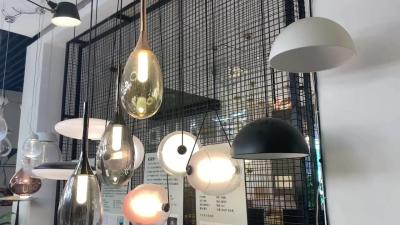 China Minimalist style lamp for home wholesale glass Edison bulb chandelier hanging light lamp for sale