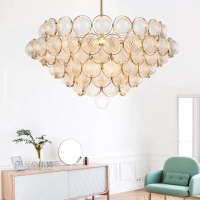 China Crystal Modern Ceiling Round Chandelier Modern Home Art Luxury Hanging Led Lights For Room for sale