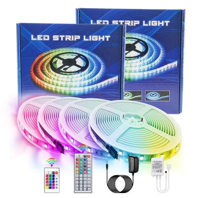 China High quality waterproof IP65 remote multicolor led light strip 2835SMD flexible led striplight for home store shop decor for sale