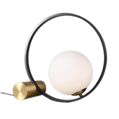 China Creative Decorative Table Lamp Simple Bedroom Bedside Living Room Study Nordic Post-Modern Hotel Model Room Artistic Table Lamp for sale