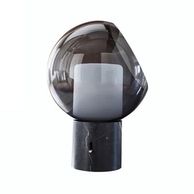 China Amazon Hot Sale Bedroom Table Lamp Modern Simple Design Marble Desk Light Home LED Decoration For Foyer Living Room Bedroom for sale