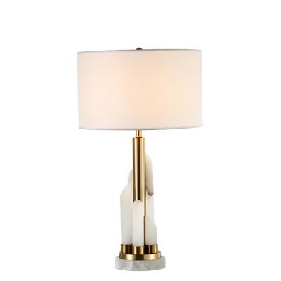 China Amazon Hot Sale Modern Bedroom Table Light Luxury Design Marble Desk Lamp Home LED Decorative For Foyer Living Room Office for sale