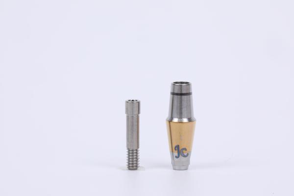 Quality Medical Titanium Grade 4 Straight Abutment With Biocompatibility Adjustable Angle for sale