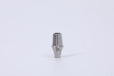 China Corrosion Resistance Grade 4 Medical Titanium Custom Abutment Implant High Mechanical Strength for sale