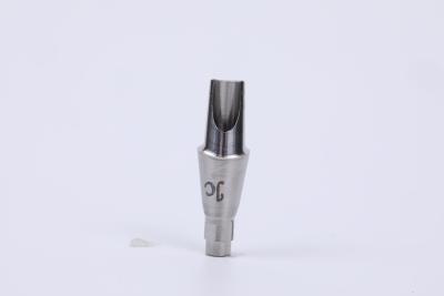 China Custom Dental Abutment With Grade 4 Medical Titanium Multi Angle For Platform Switching for sale