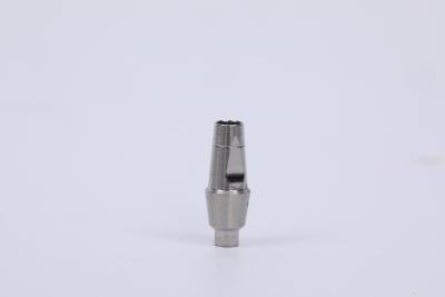 China Biocompatible Grade 4 Medical Titanium Prosthetic Dental Abutment With Multi Angle Adjustable for sale