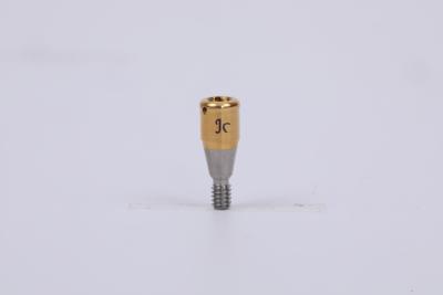 China Premium 24K Gold Plated Dental Implant Locator Abutments with Superior Biocompatibility and Self-Aligning Design for sale