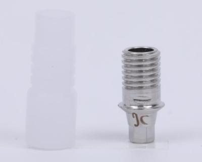 China Premium Castable Abutment with Grade 4 Medical Titanium Multi-Angle Adjustable and Internal Hexagonal Connection for sale