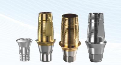 China Dental Titanium Base for Implant Abutment with Precision Prosthetic Connection, Biocompatible Titanium, and CAD/CAM Compatibility for sale
