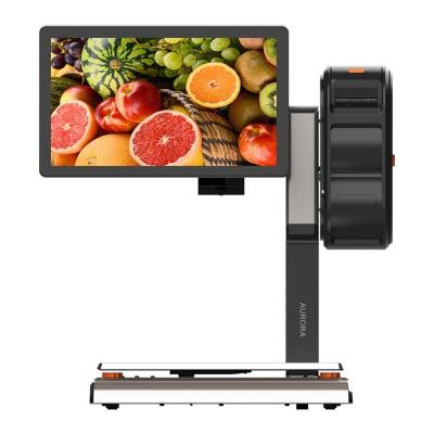 China AURORA 15.6 inch S2L - AI Pos Weegmachine Dubbel scherm Hoog snelheid Te koop