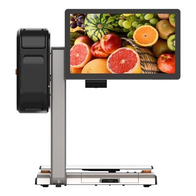 China AURORA 15.6 inch S2L - AI Pos Weegmachine Dubbel scherm Hoog snelheid Te koop