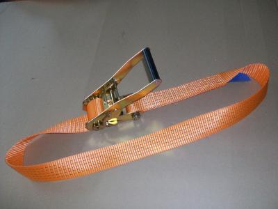 China 50mm ratchet straps, Accroding to EN1492-1, ASME B30.9, AS/NZS 4380 Standard,  CE,GS TUV approved for sale