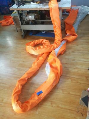China heavy duty round  sling, According to JB/T 8521,  EN1492-2 , AS4497 , CE, GS Certifiate approved for sale