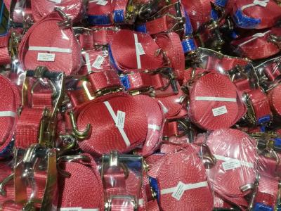 China 50mm ratchet straps, Accroding to EN1492-1, ASME B30.9, AS/NZS 4380 Standard,  CE,GS TUV approved for sale