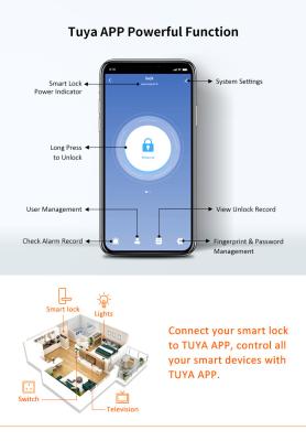 中国 TTlock / Tuya App ステンレス鋼 自転車ロック 指紋 Uロック -GL-P2 販売のため