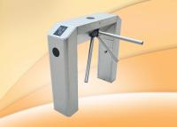 China Semi - Automatic Stainless Steel Tripod Turnstiles With Controller / RFID Reader for sale