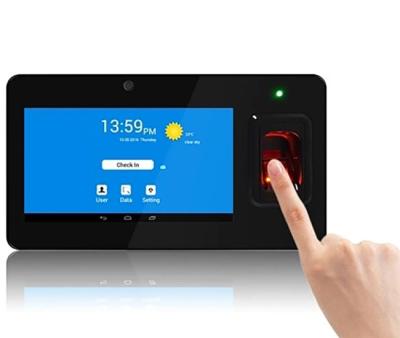 China FCC TCP WiFi人間の特徴をもつThumbprintの生物測定の出席機械 for sale