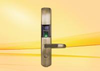 China Outdoor Fingerprint Door Lock , biometric security locks with USB Flash disk for sale