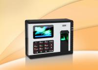 China Embedded fingerprint time attendance machine Clocking Systems with Check in / out for sale