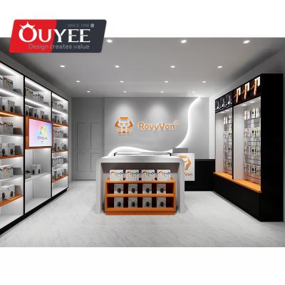 Cina Mobiule/modern electronic shop cell phone accessories electronics store show mobile shop interior design with phone shop counter in vendita