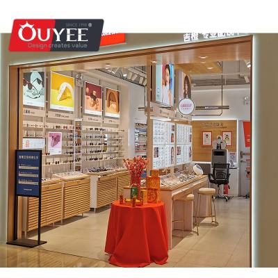 中国 Modern Optical Store Interior Decoration Designed Optical Store With Eyewear Store Customized Display Furniture 販売のため