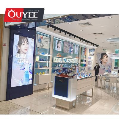 中国 Customized Store Wooden Optical Eyeglasses Shop Display Showcase With Cabinet High Quality Showcase 販売のため