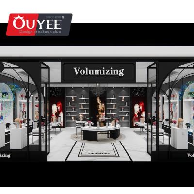 Cina Deploying the best merchandise wig display sale showcase and high quality wig shelves with popular indoor layout in vendita